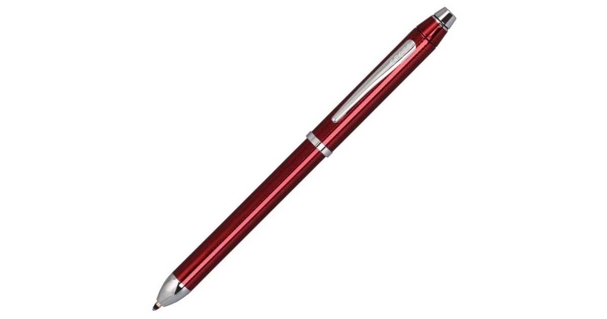 Cross Ballpoint Pen Tech3+ Translucent Red NAT0090-13ST | Sakurawatches.com