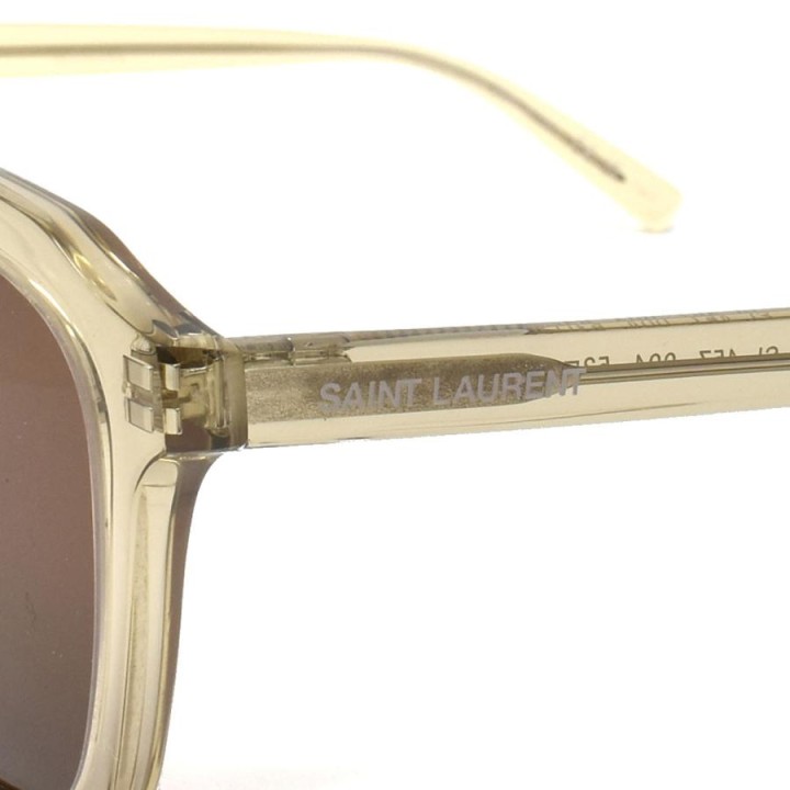 Saint Lauren Sunglasses Unisex Clear Yellow SL457-004 | Sakurawatches.com