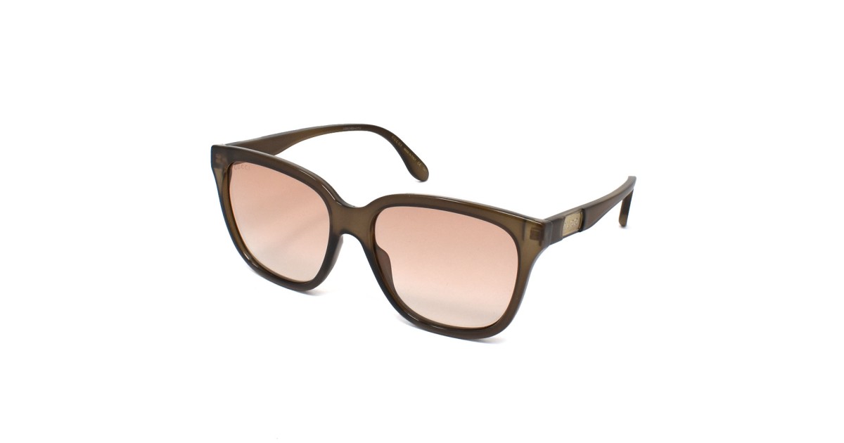 Gucci Sunglasses Woman Brown GG0790S-002 | Sakurawatches.com