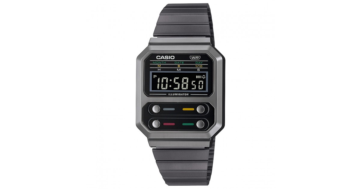 Casio Digital F-100 Alien Reprint Limited Model A100WEGG-1AJF ...