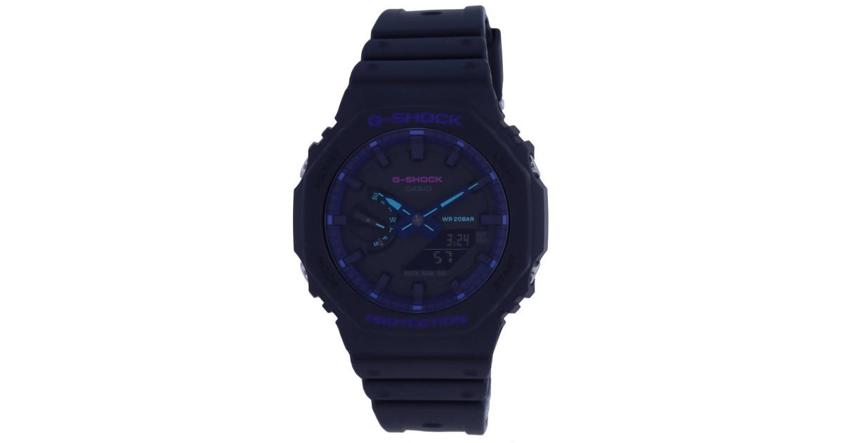 Casio G-Shock Virtual Blue GA-2100VB-1AJF | Sakurawatches.com